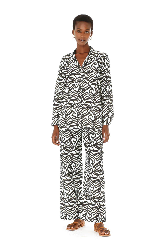 Black Geometric Pants – Bambah