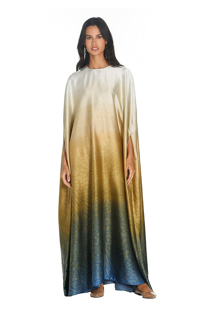 Brown Gradient Tent Kaftan – Bambah